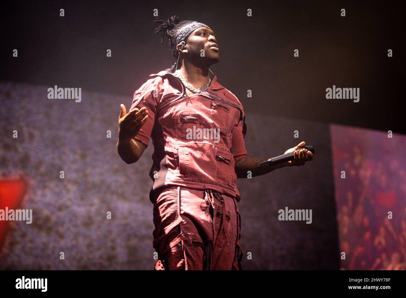 London, UK - February 25th, 2022: KSI performs on stage at Wembley ...