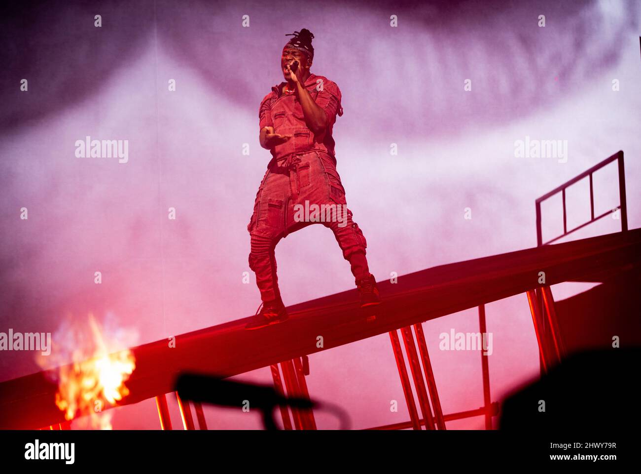 London, UK - February 25th, 2022: KSI performs on stage at Wembley ...