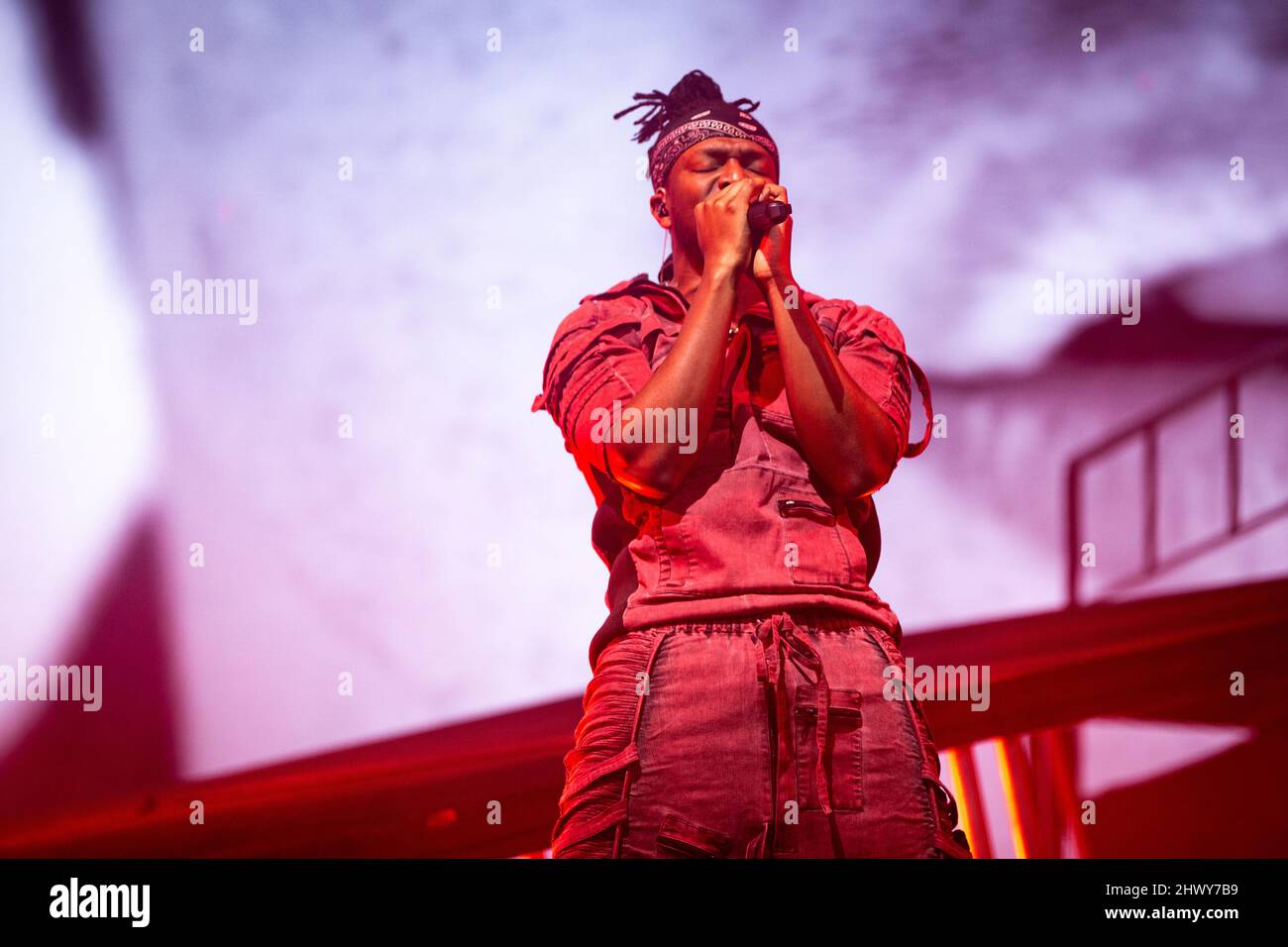 London, UK - February 25th, 2022: KSI performs on stage at Wembley ...