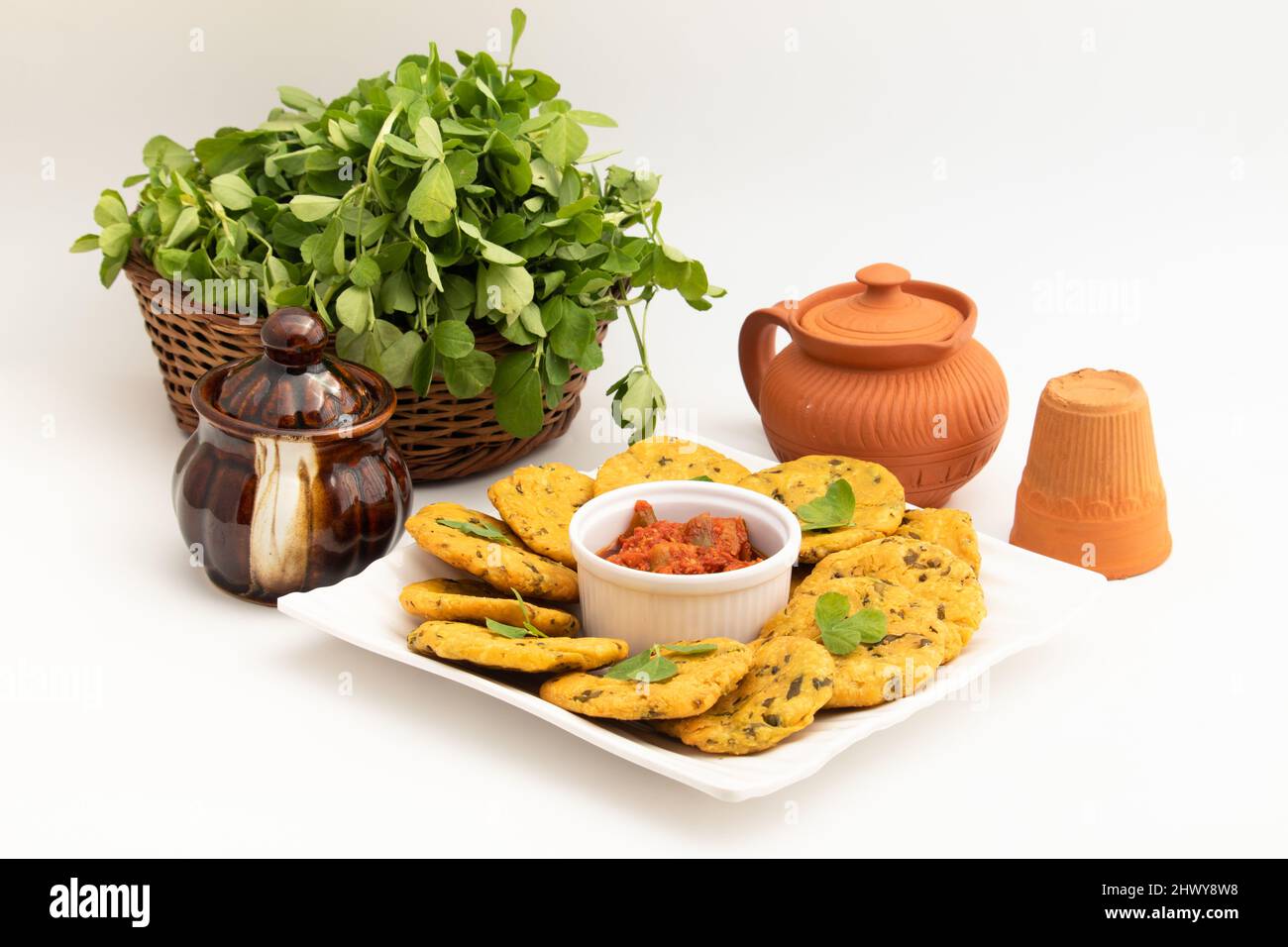 Rajasthani Bikaneri Namkeen Snack Kurkuri Kasuri Methi Mathri Also ...