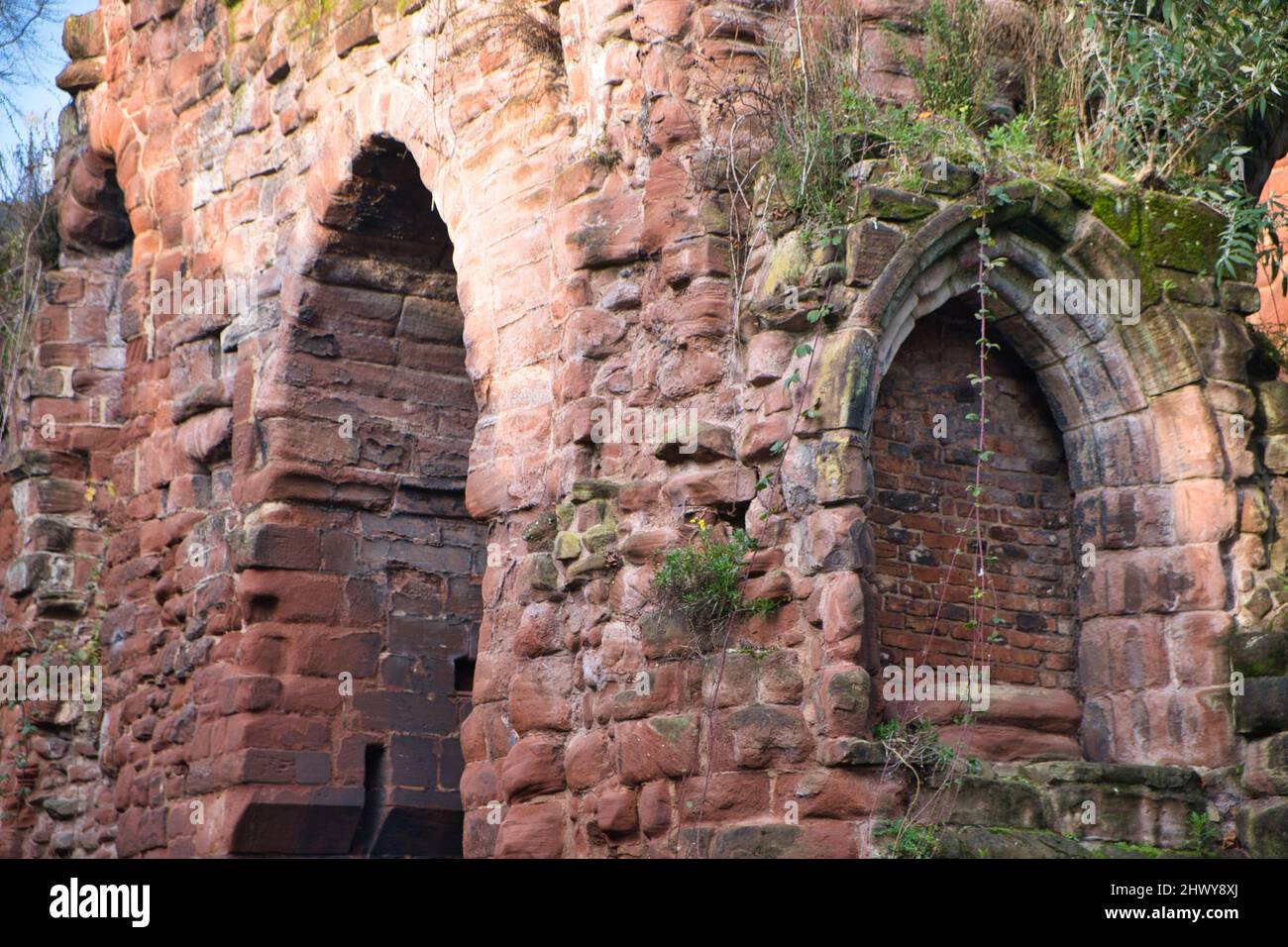 The ruins of St John's Church, Chester Stock Photo - Alamy
