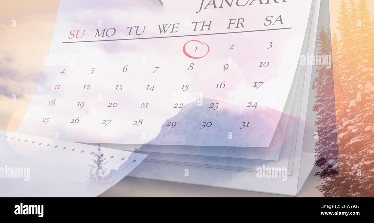 Year calendar image hi-res stock photography and images - Alamy