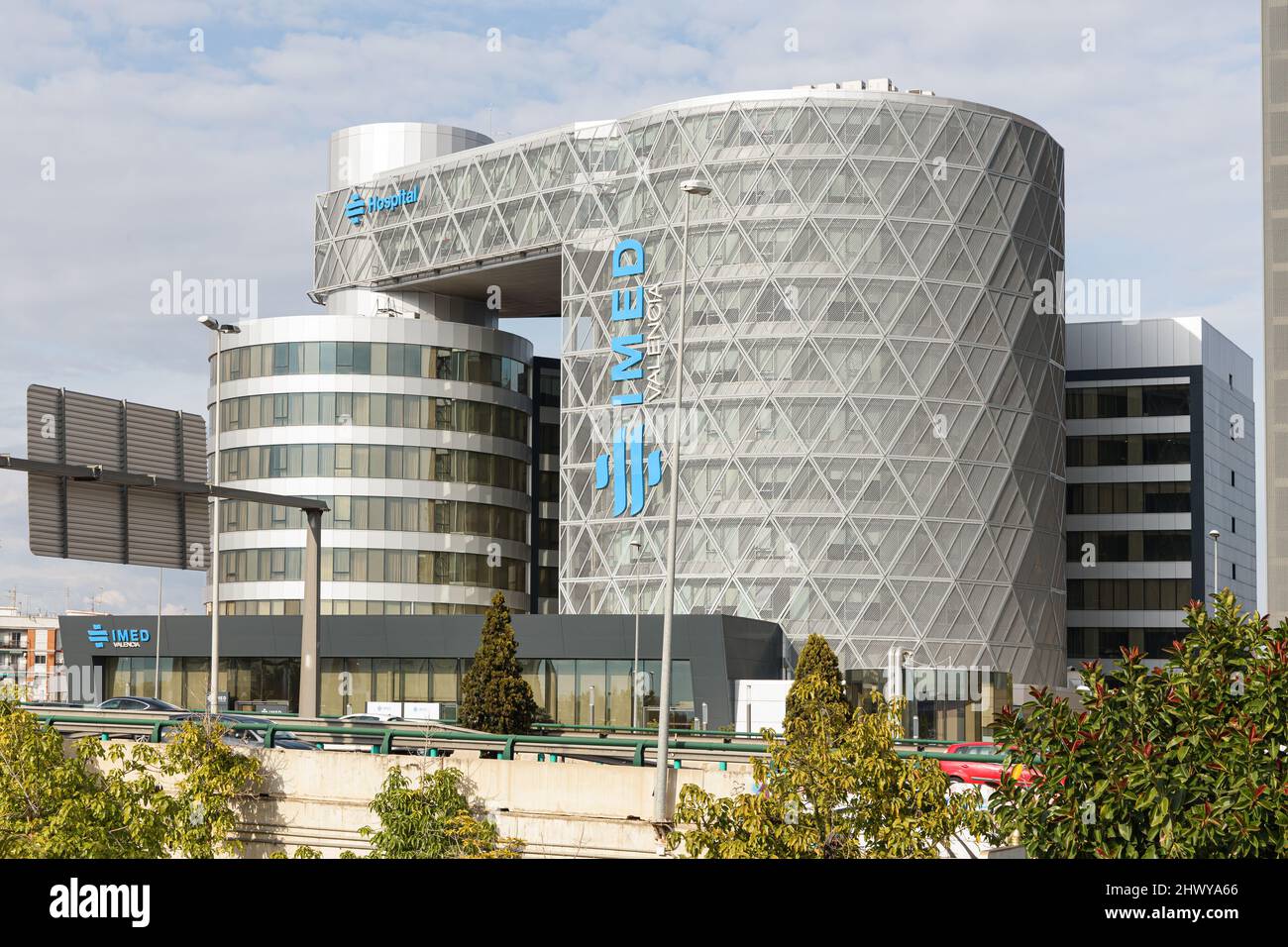 VALENCIA, SPAIN - MARCH 04, 2022: IMED Hospitals is a Spanish private ...
