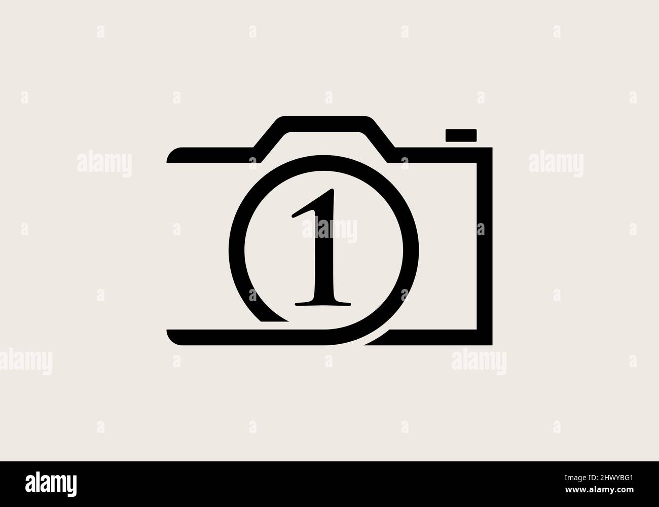 Photography Logo Design On Letter 1. Letter 1 Photography Logo Design ...
