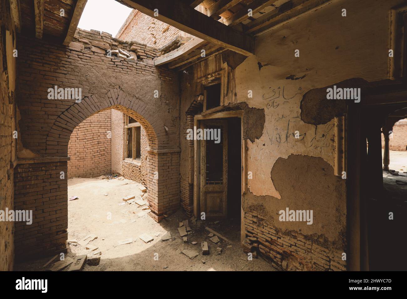 Panoramic View to the Sandy Walls of the Derawar Fort in Cholistan ...