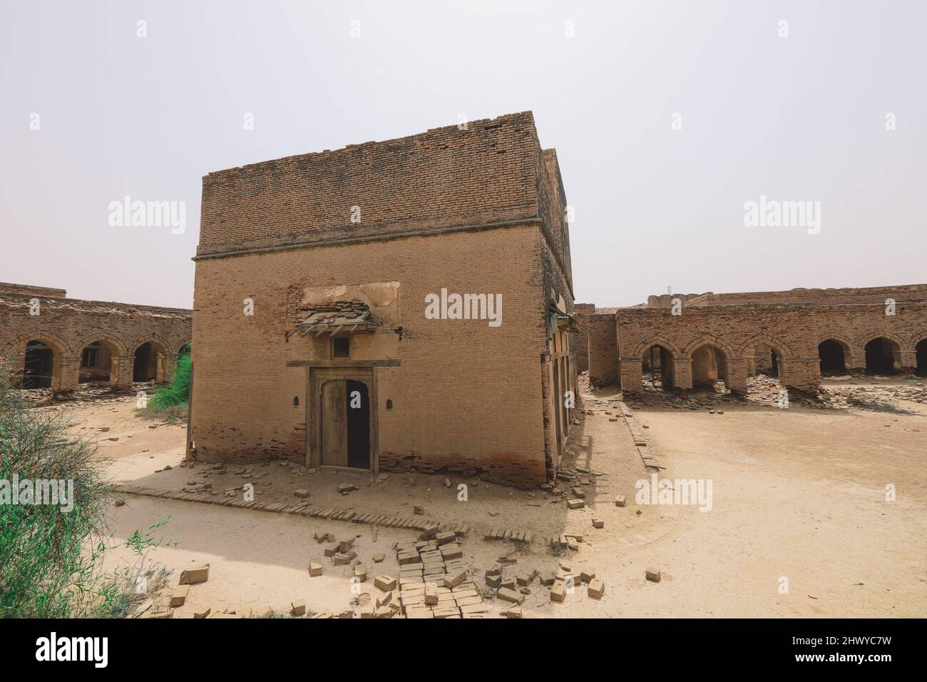 Panoramic View to the Sandy Walls of the Derawar Fort in Cholistan ...