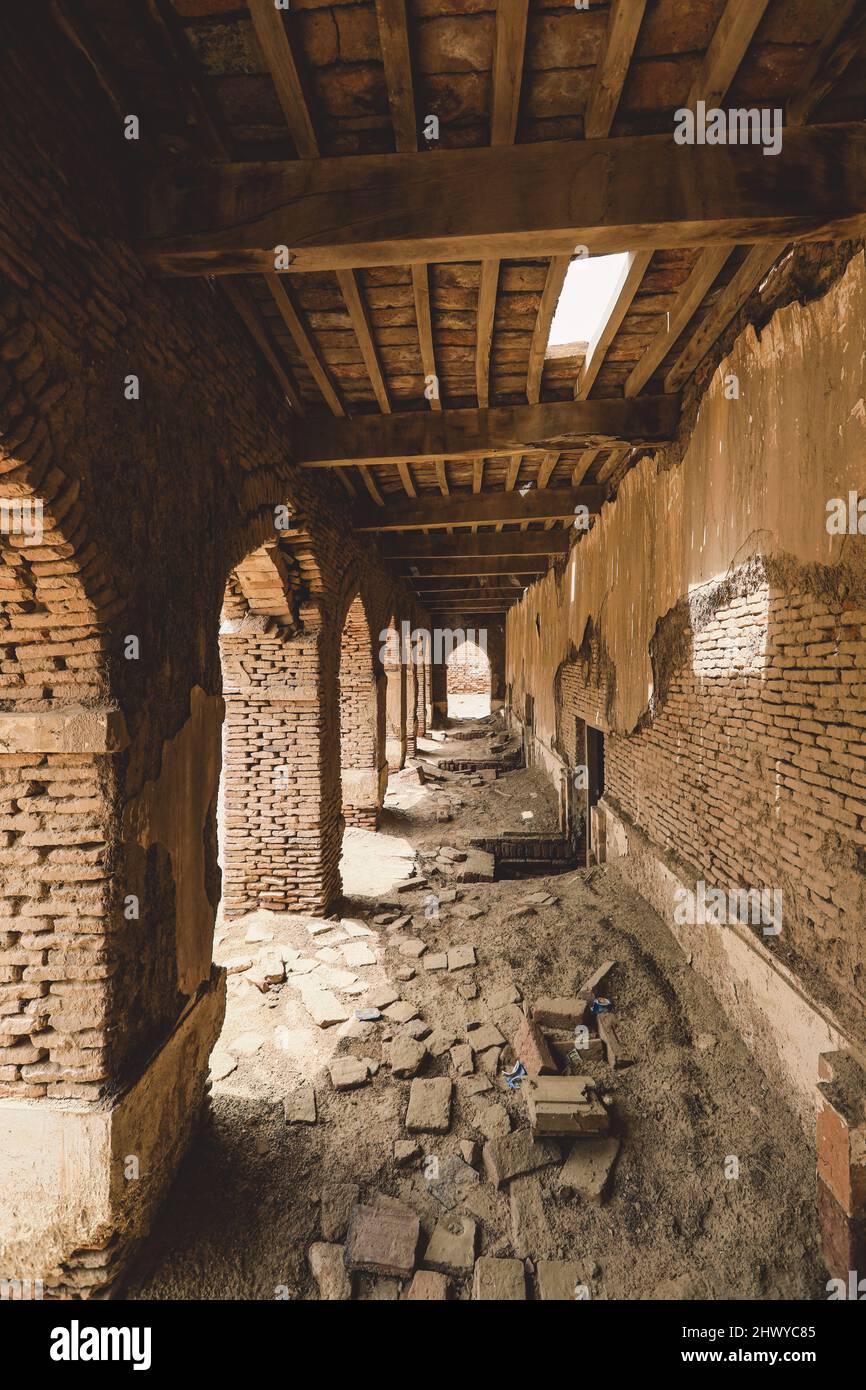 Panoramic View to the Sandy Walls of the Derawar Fort in Cholistan ...