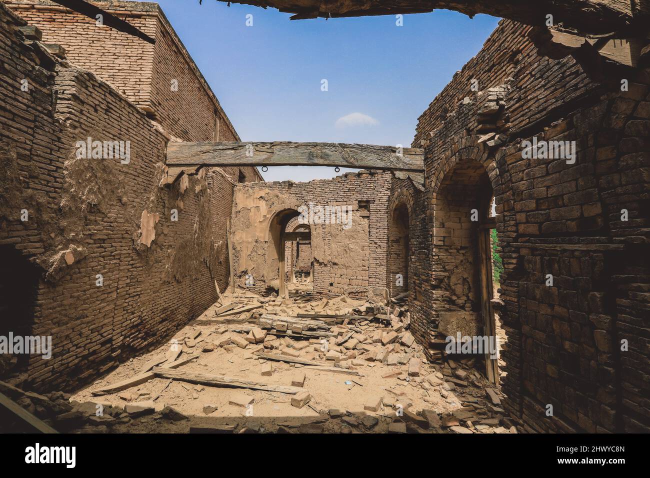 Panoramic View to the Sandy Walls of the Derawar Fort in Cholistan ...
