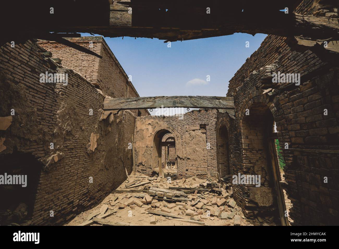 Panoramic View to the Sandy Walls of the Derawar Fort in Cholistan ...