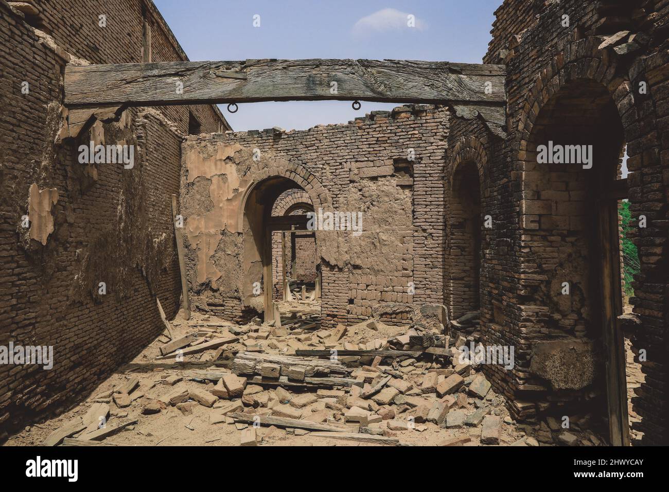 Panoramic View to the Sandy Walls of the Derawar Fort in Cholistan ...
