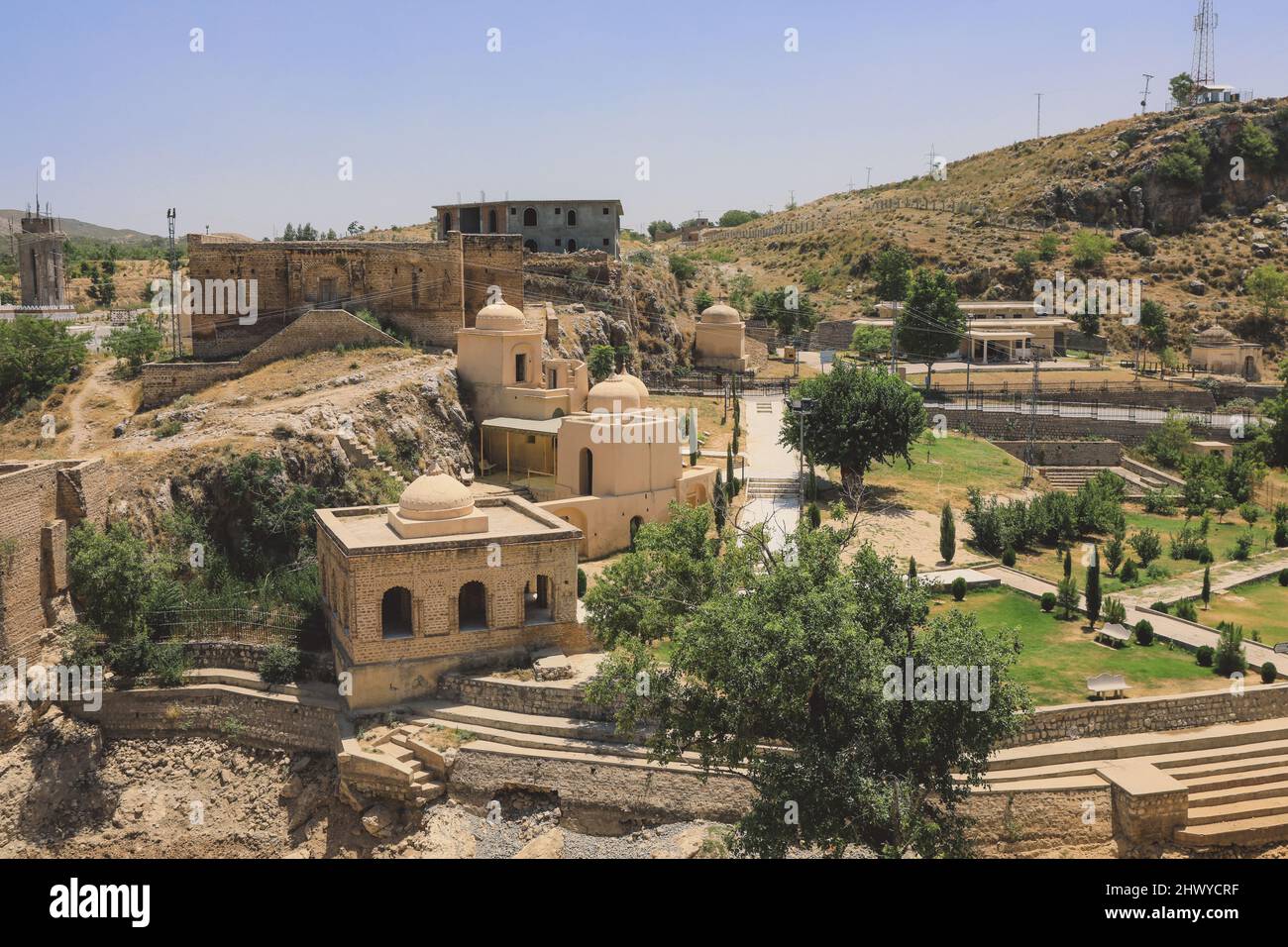 Panoramic View to the Ruins of the Shri Katas Raj Temples, also known ...