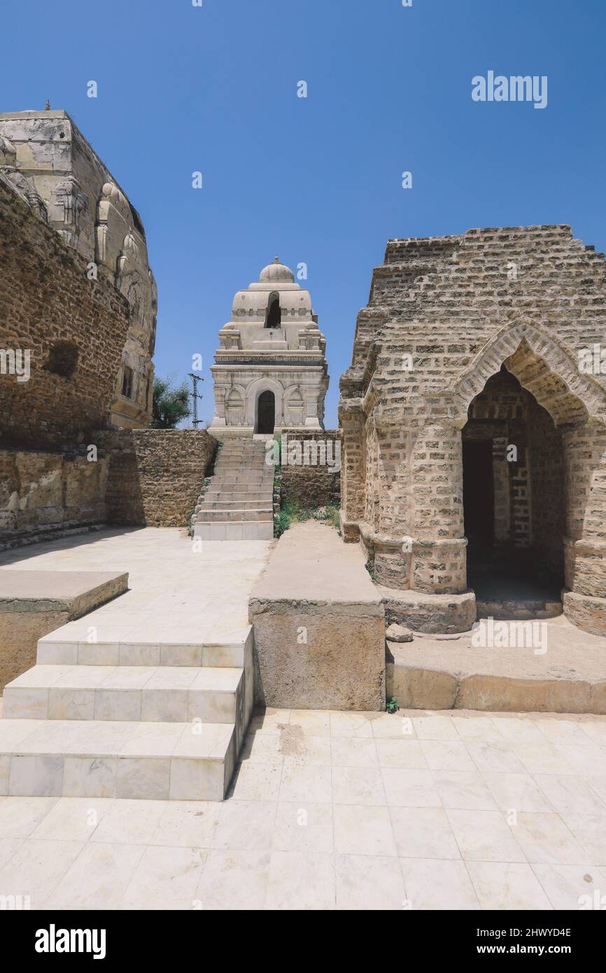 Panoramic View to the Ruins of the Shri Katas Raj Temples, also known ...
