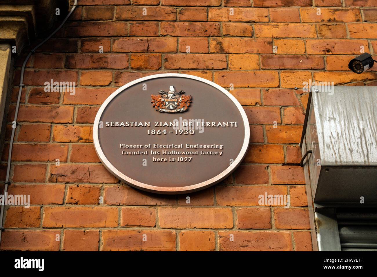 Manchester heritage plaque hi-res stock photography and images - Alamy
