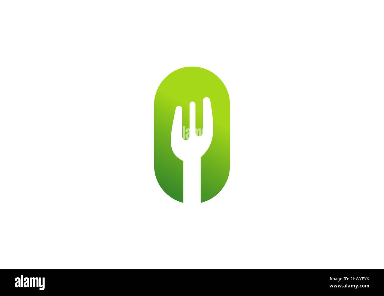 Restaurant Logo Design On Letter O With Spoon And Fork Concept Template ...