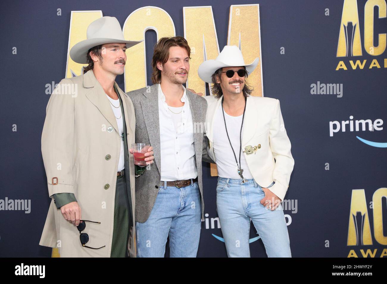 Las Vegas, NV, USA. 7th Mar, 2022. Mark Wystrach, Luke Grimes, Cameron ...