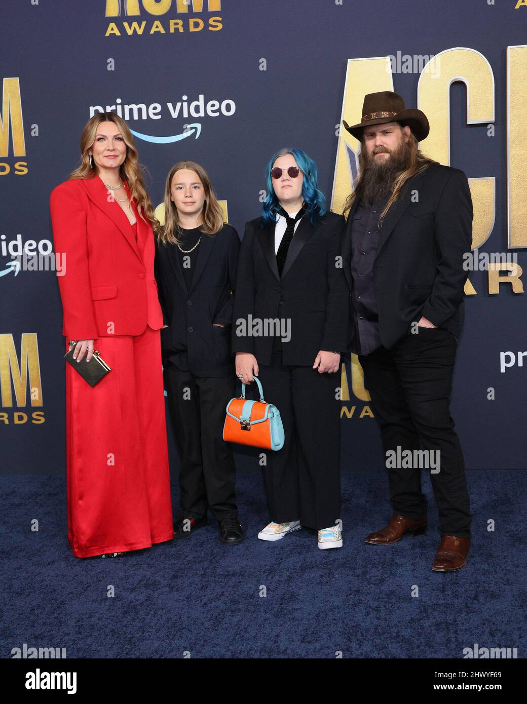 Las Vegas, NV, USA. 7th Mar, 2022. Morgane Stapleton, Wayland Stapleton ...