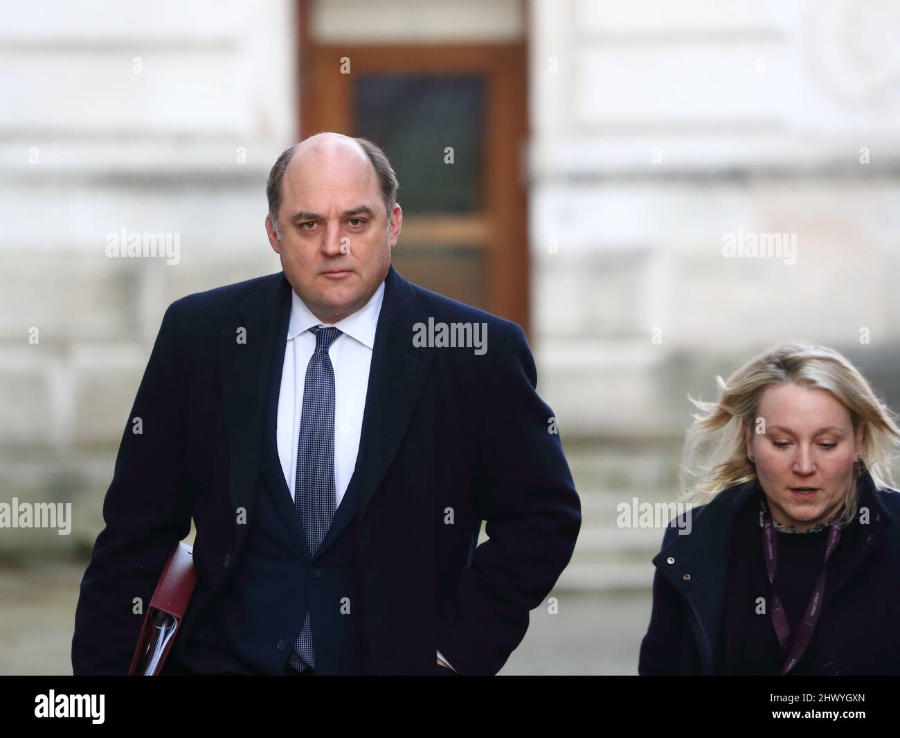 Defence secretary ben wallace arriving hi-res stock photography and ...