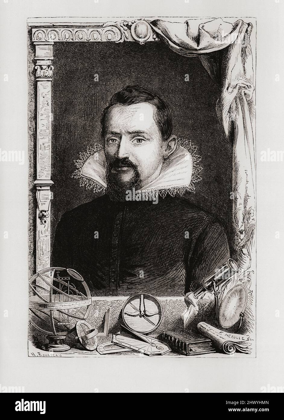 Johannes kepler portrait hi-res stock photography and images - Alamy