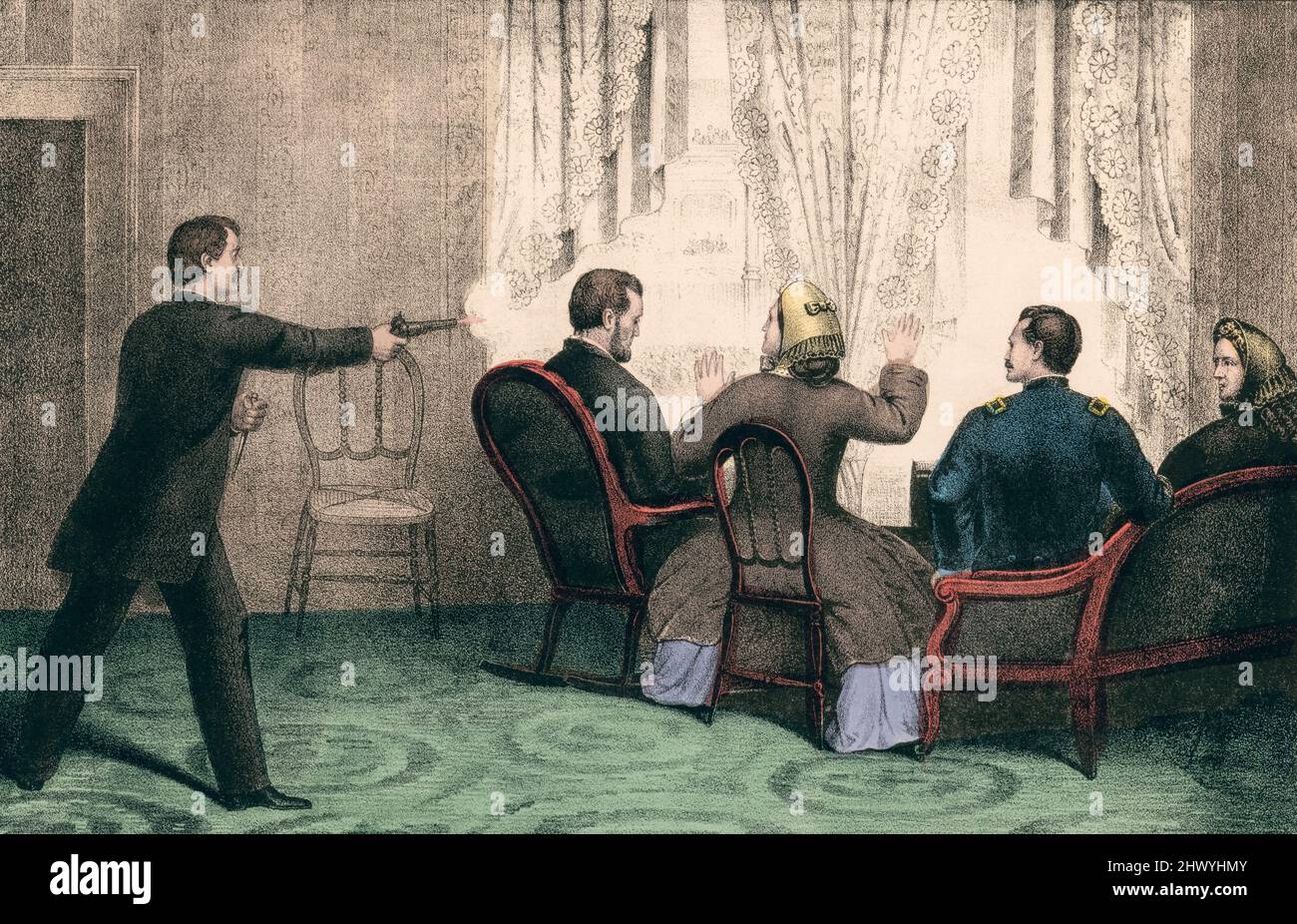 The assassination on April 14, 1865 of President Abraham Lincoln by ...