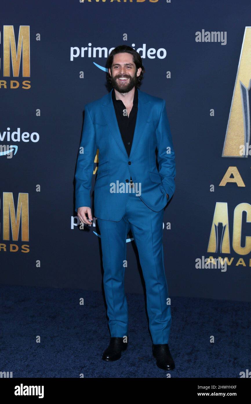 Thomas Rhett at arrivals for 57th Academy of Country Music (ACM) Awards ...