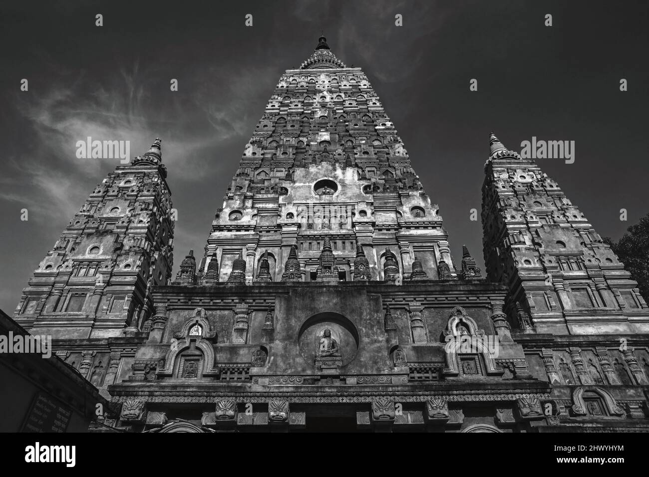 UNesco World Heritage Mahabodhi temple BODHGAYA-BIHAR INDIA Stock Photo ...