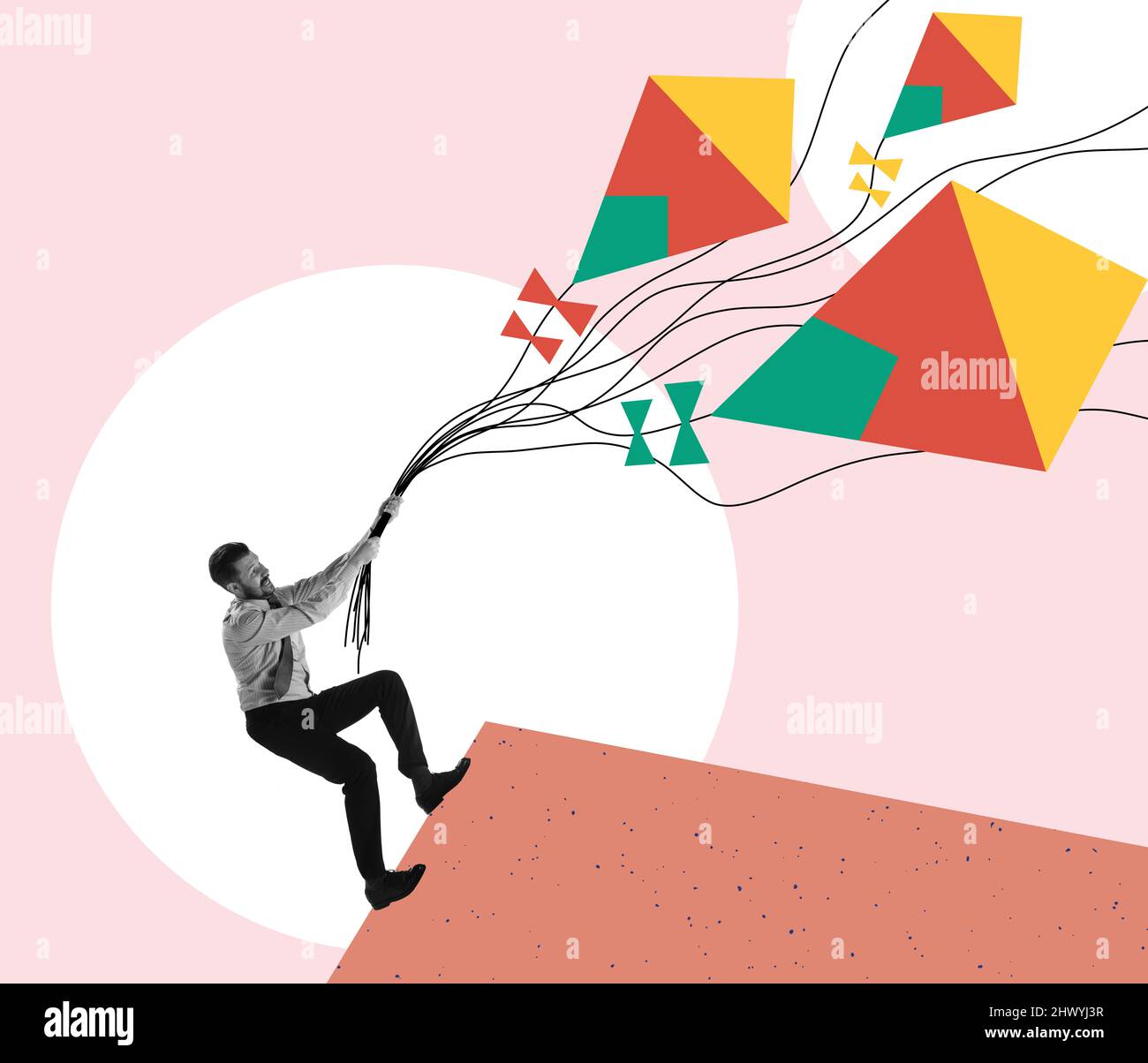 Collage of career path hi-res stock photography and images - Alamy