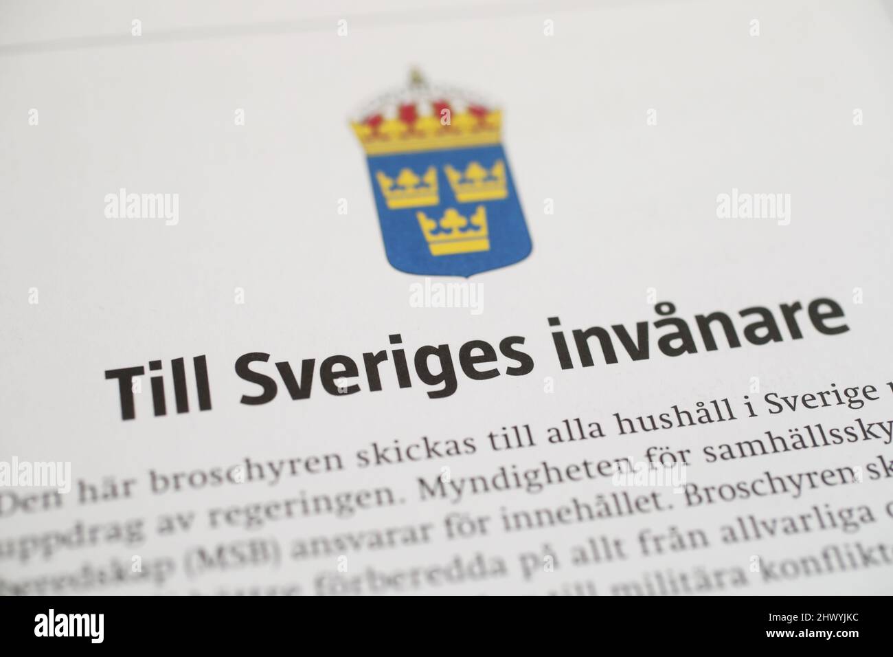 "If the war comes" (Swedish: Om kriget kommer) is a pamphlet originally ...