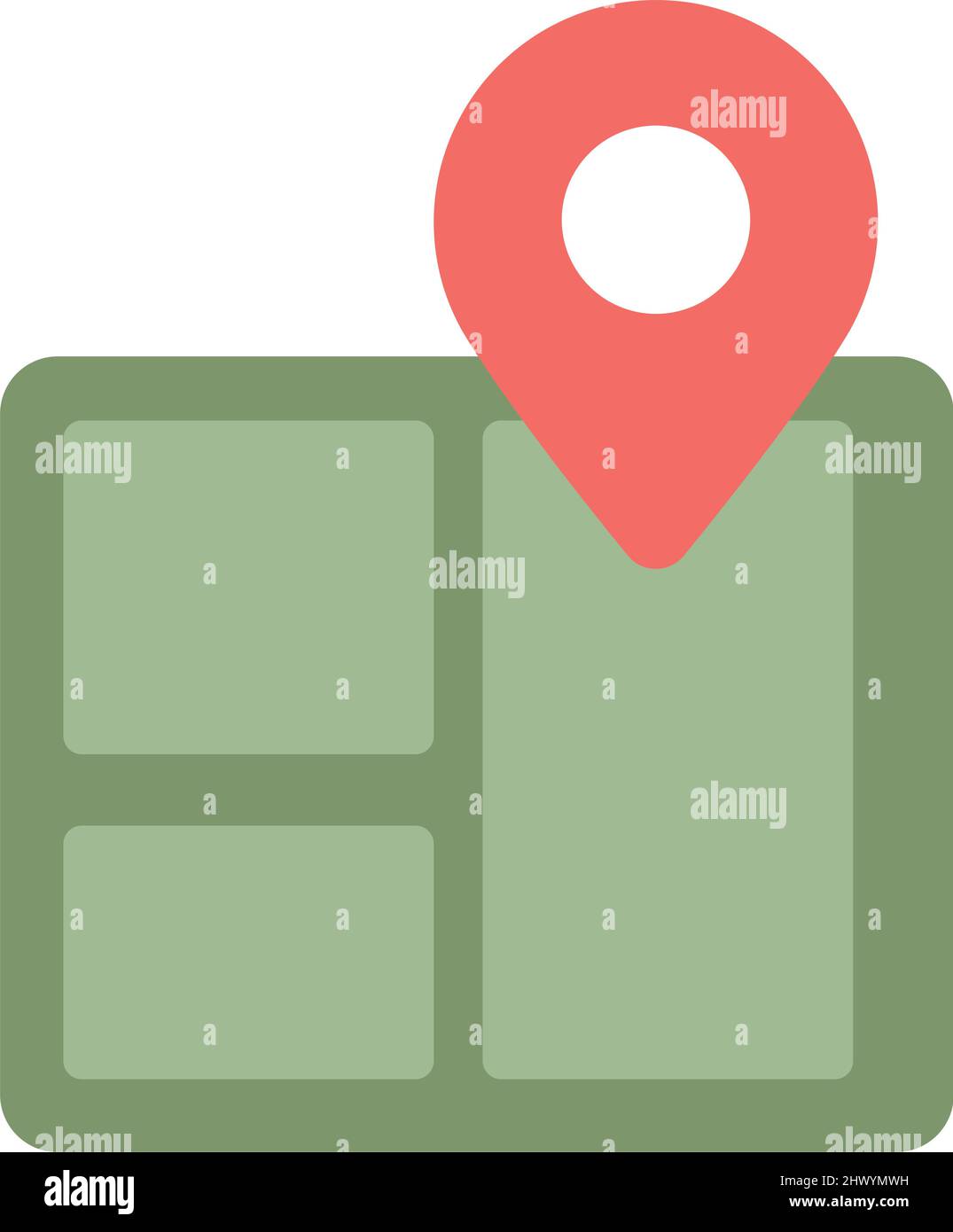 gps navigation map Stock Vector Image & Art - Alamy