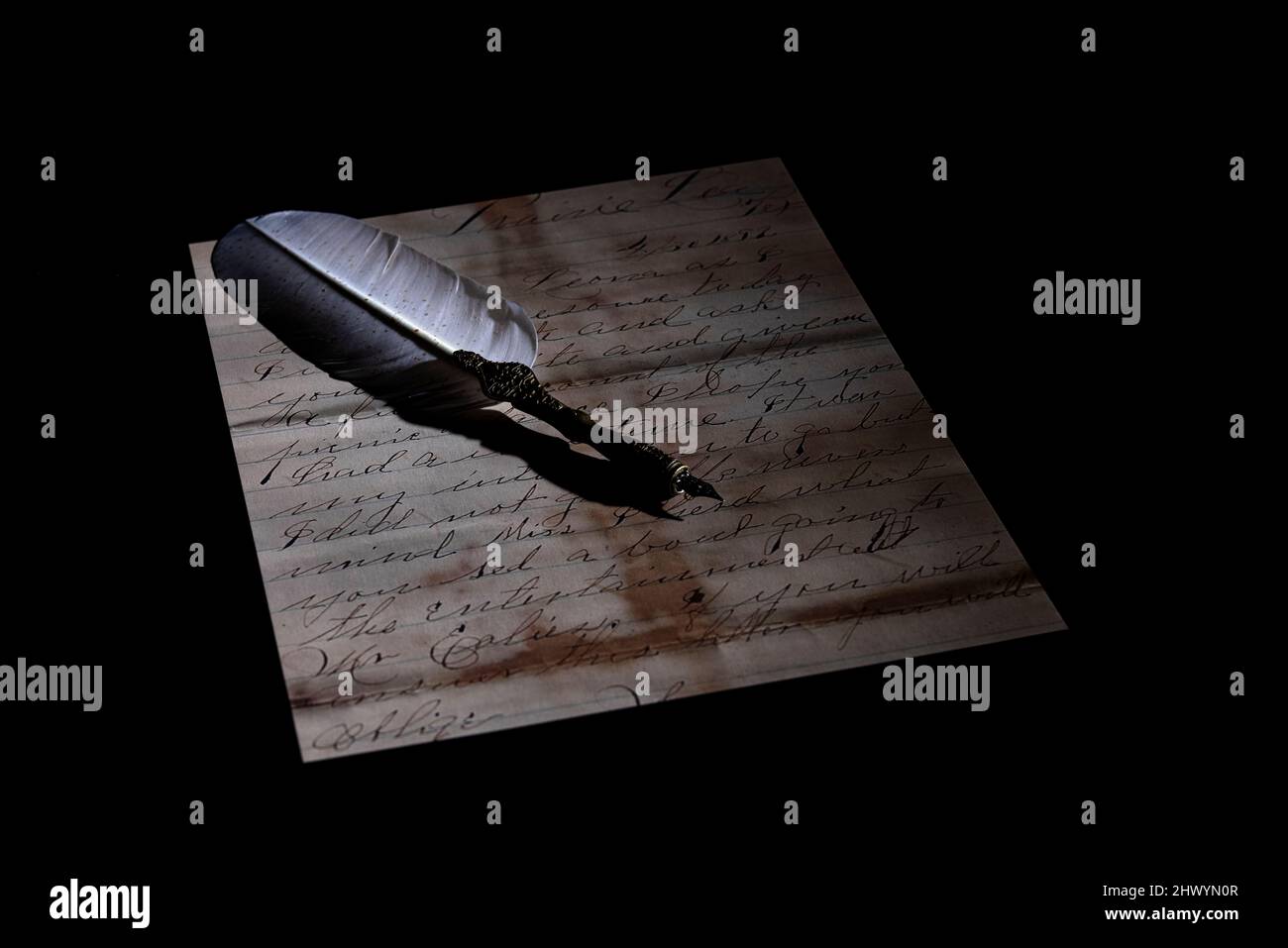 Feather template hi-res stock photography and images - Alamy