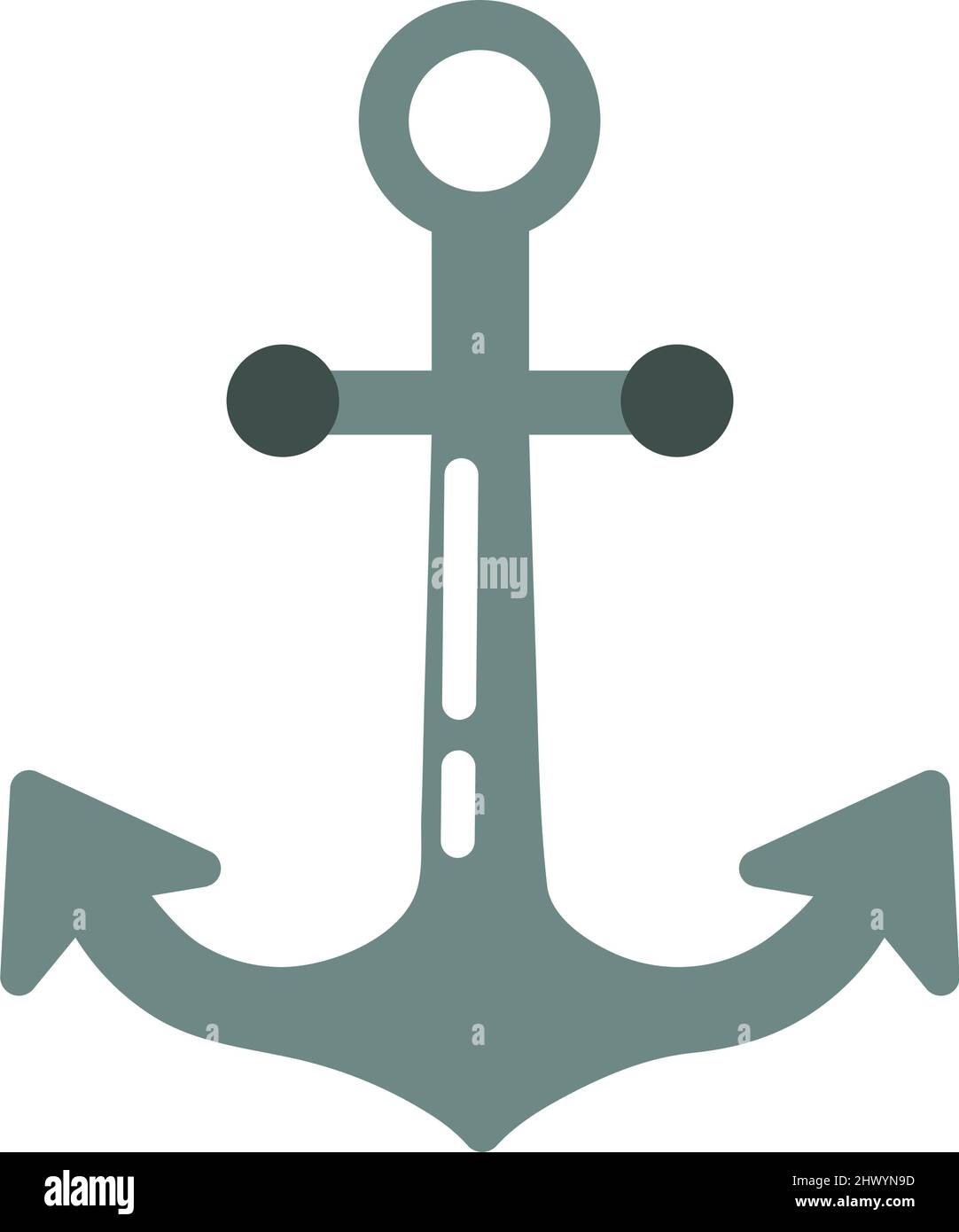 anchor nautical icon Stock Vector Image & Art - Alamy