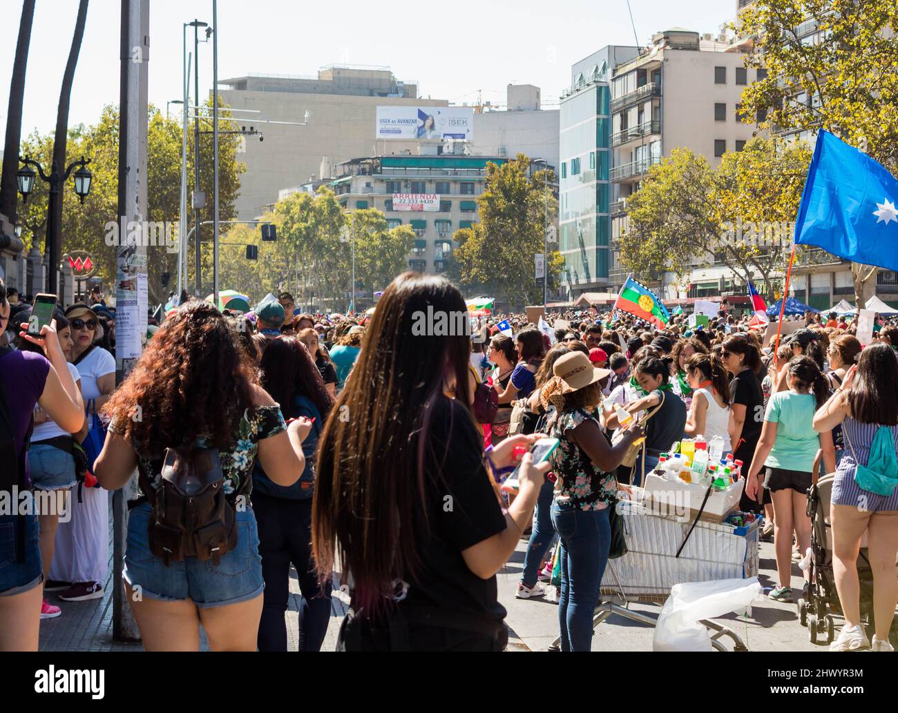 Women marching revolution hi-res stock photography and images - Alamy