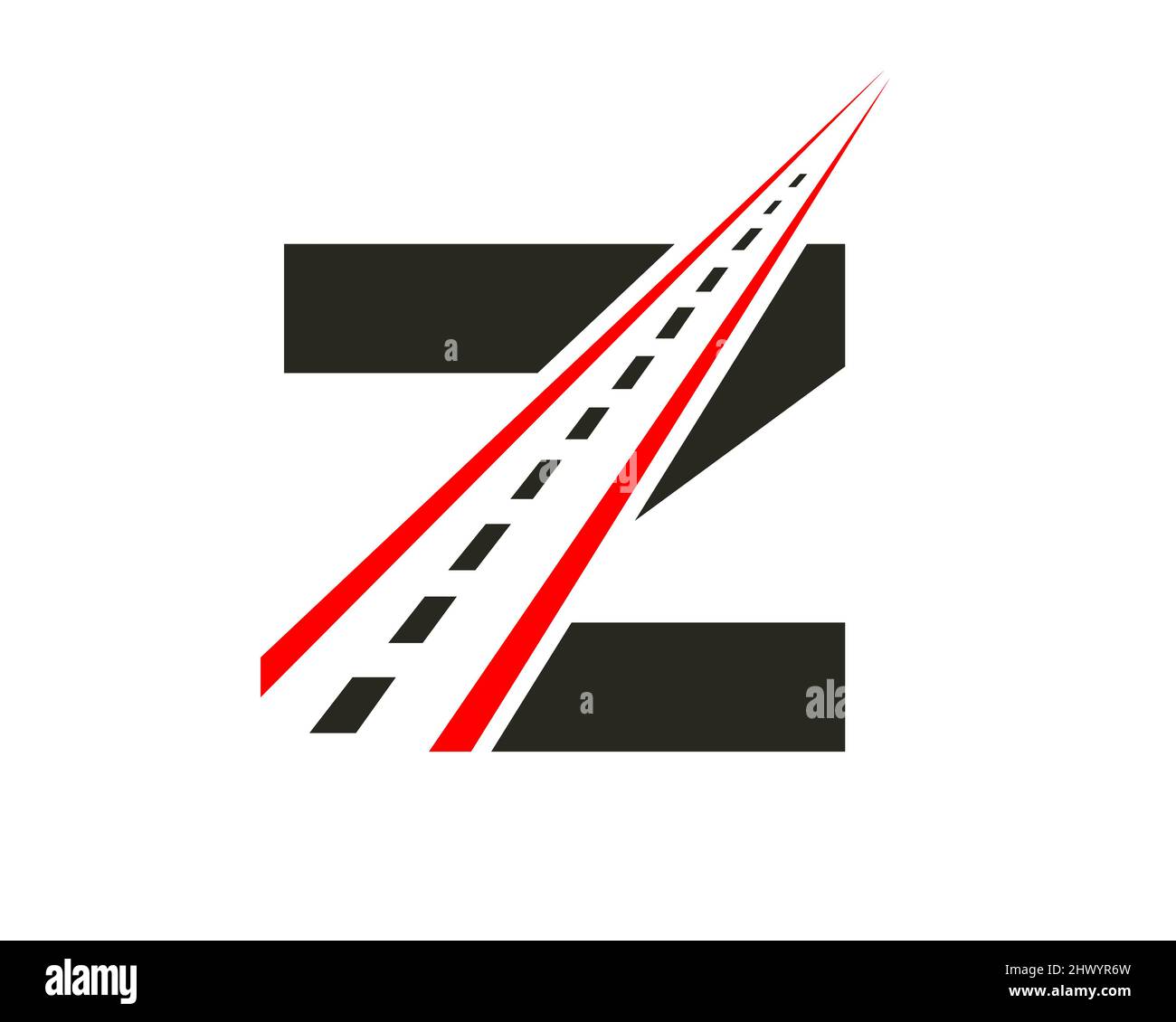 Transport Logo With Z Letter Concept. Z Letter Road Logo Design ...