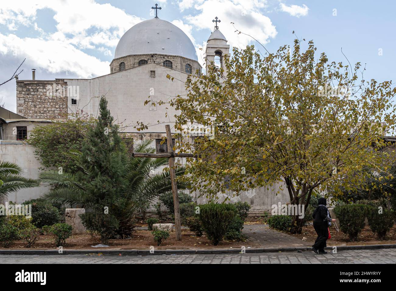 Churches in the Christian quarter of Damascus, Syria Stock Photo - Alamy
