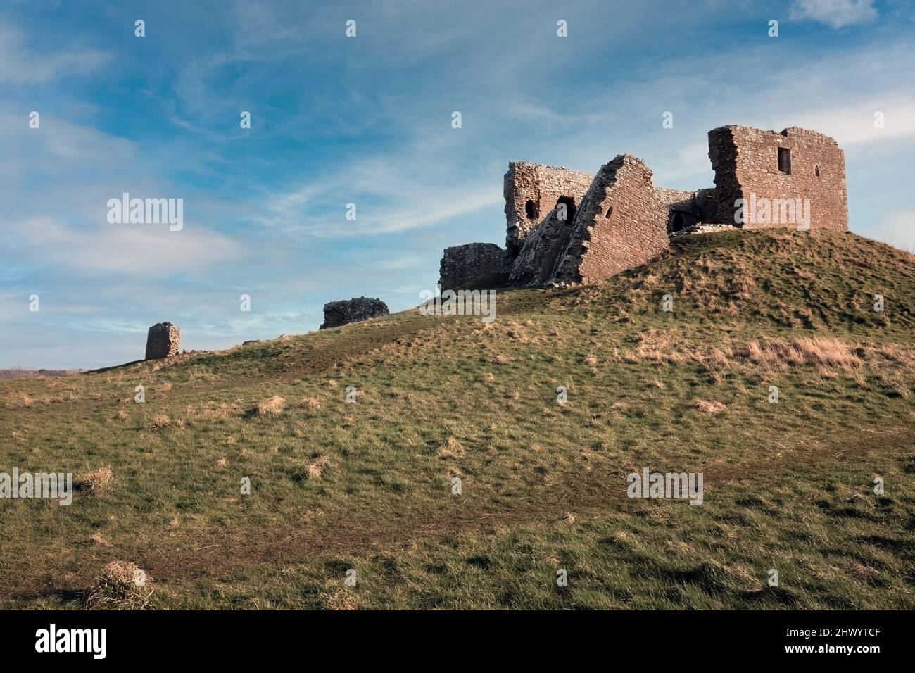 Duffus Castle, Moray Stock Photo - Alamy