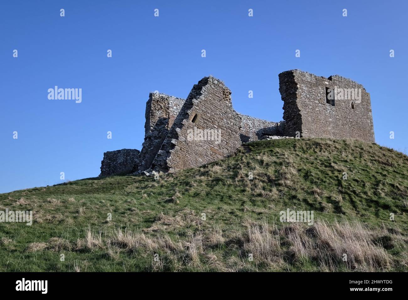 Duffus Castle, Moray Stock Photo - Alamy