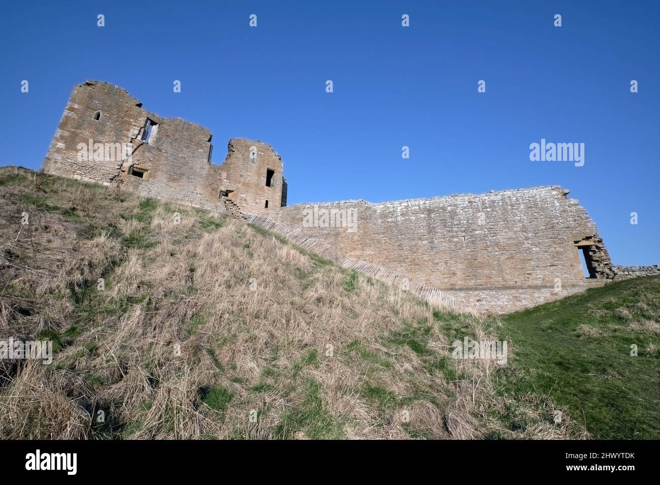 Duffus Castle, Moray Stock Photo - Alamy