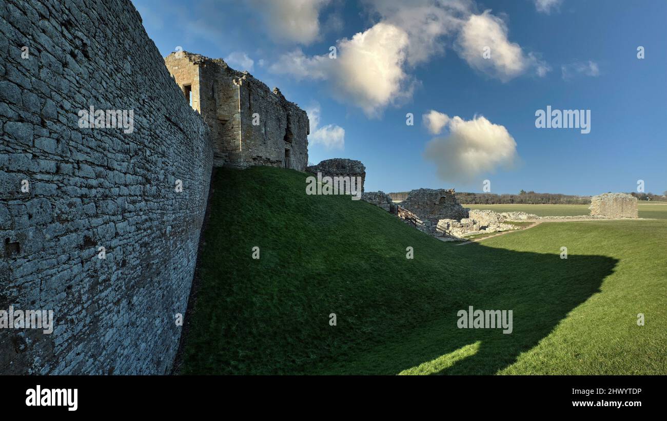 Duffus Castle, Moray Stock Photo - Alamy