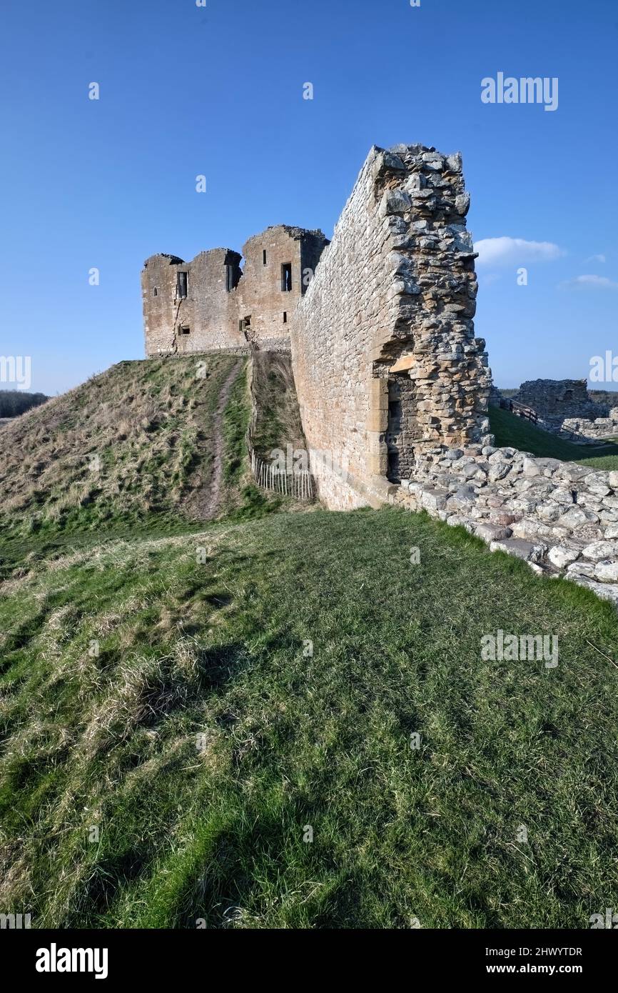 Duffus Castle, Moray Stock Photo - Alamy