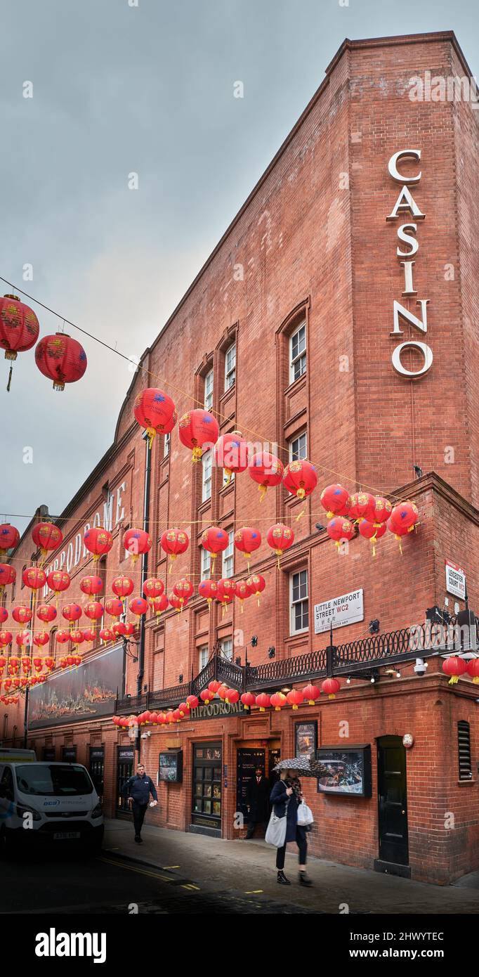The Hippodrome casino, Westminster, London, England Stock Photo - Alamy
