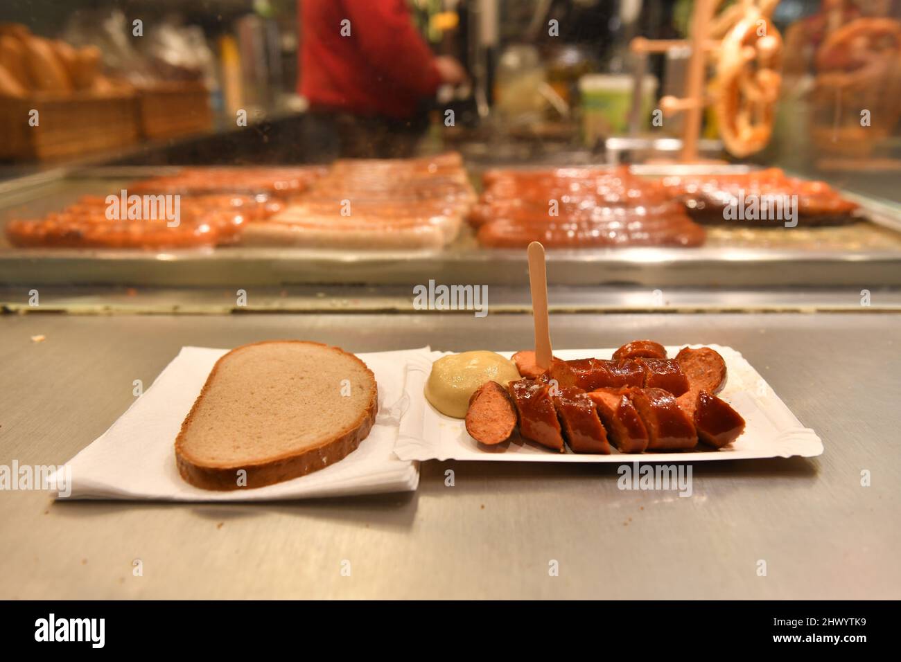 Wurstelstand wurst stand in hi-res stock photography and images - Alamy