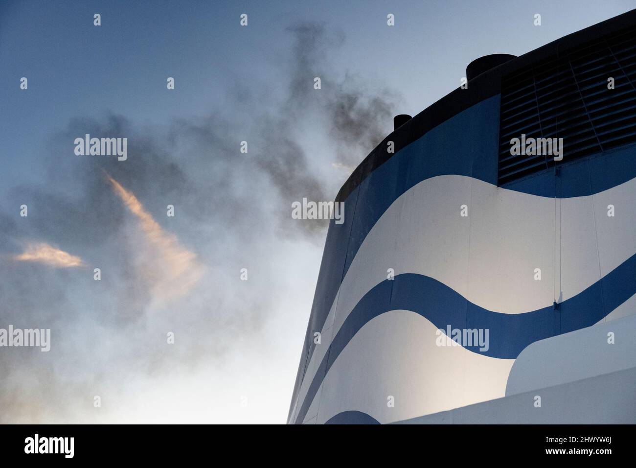 Exterior view of a BC Ferry from Nanaimo (Departure Bay) to Vancouver ...