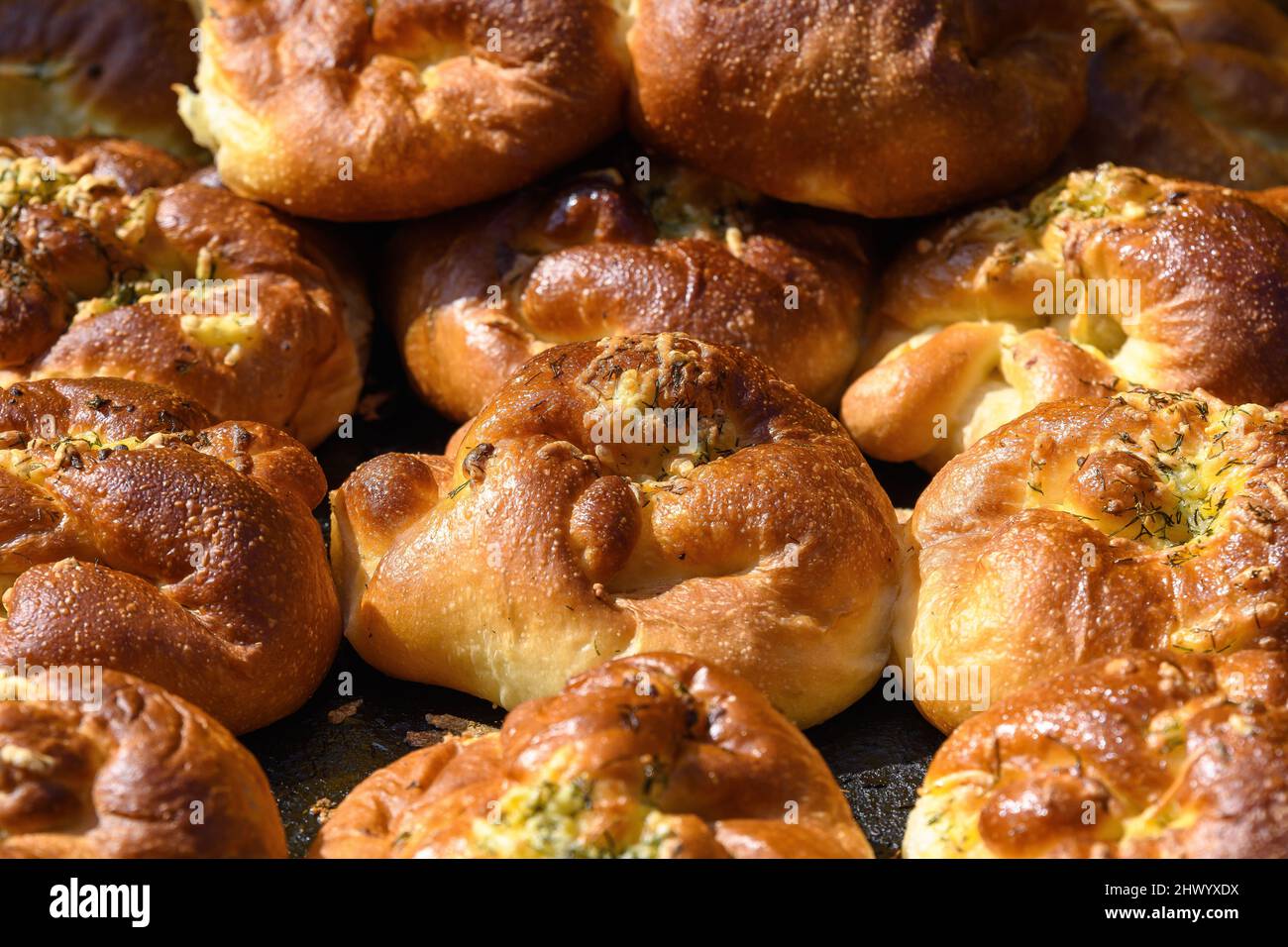 Traditional Romanian sweets knows as poale in brau, freshly homemade ...