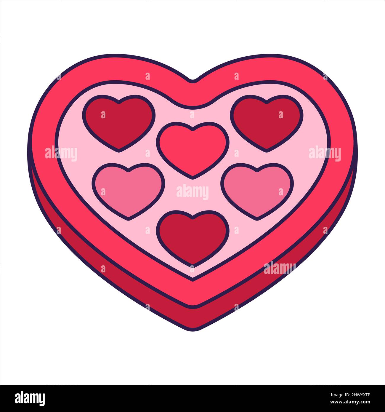 Sweet gift box icon Stock Vector Images - Alamy