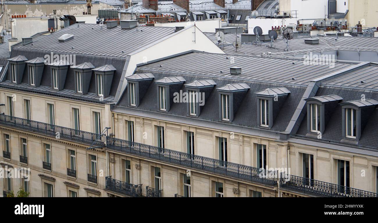 Haussmannian hi-res stock photography and images - Alamy