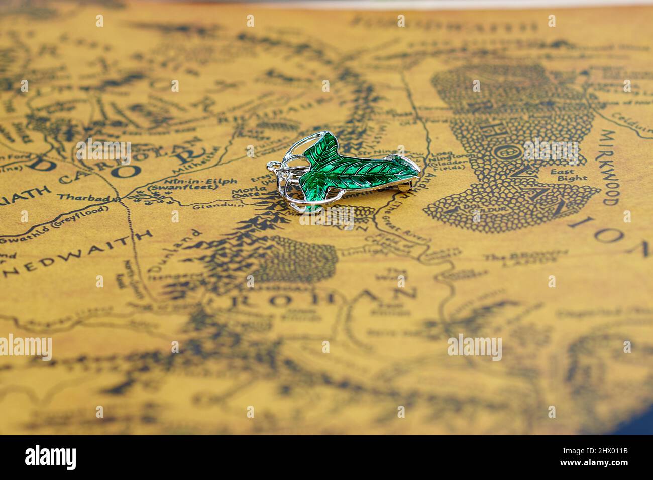 Middle earth map tolkien hi-res stock photography and images - Alamy