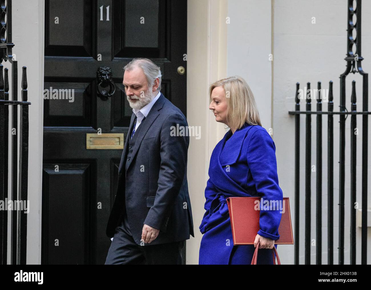 London, UK. 08th Mar, 2022. Liz Truss (Elizabeth Truss) MP, Secretary ...