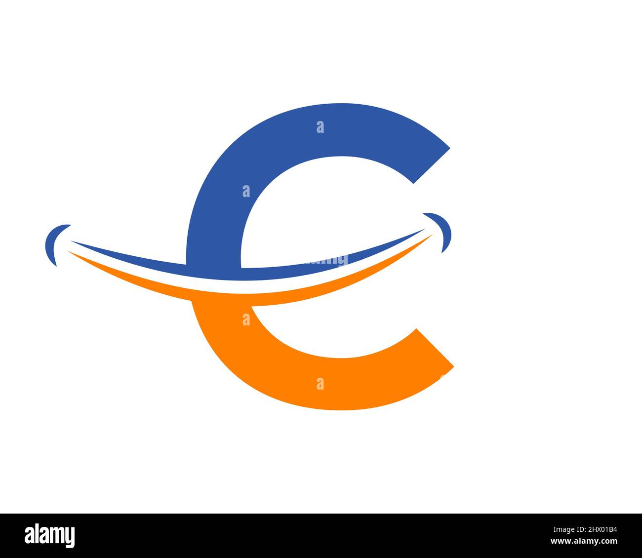 Smile logo with C letter concept. Initial Letter C Happy logo. Letter C ...