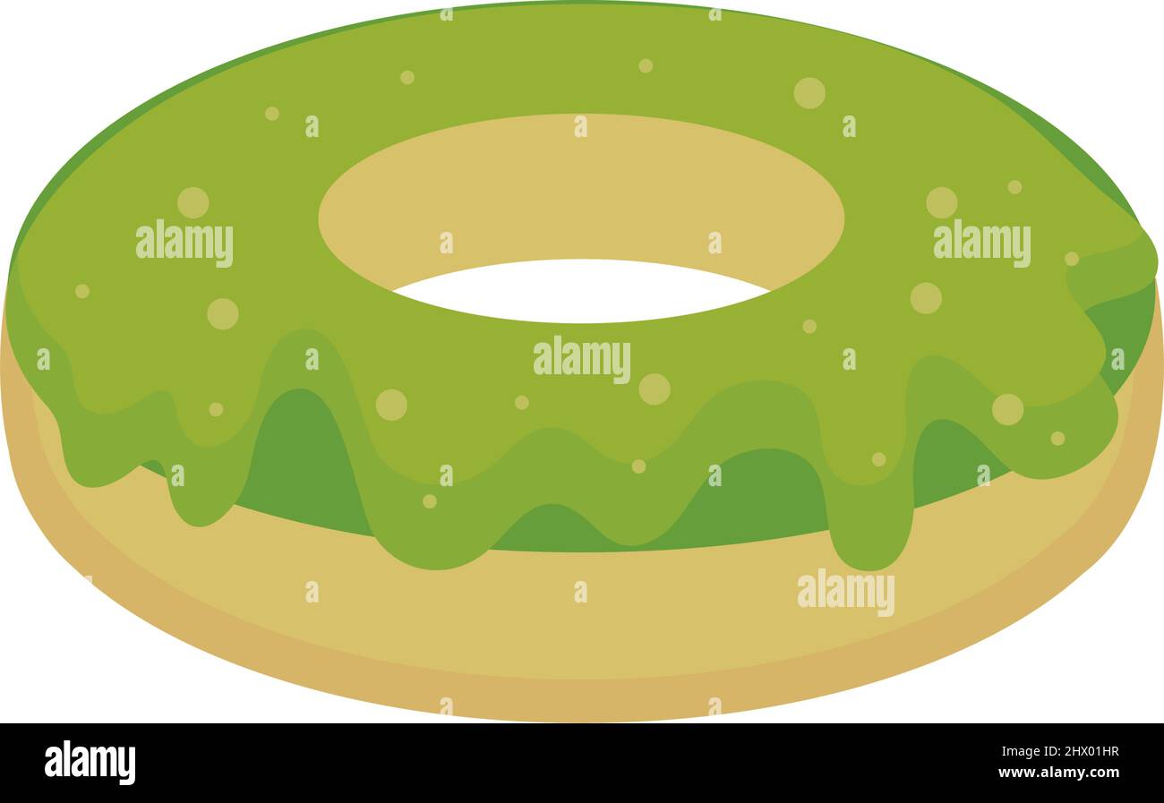 matcha donut dessert Stock Vector Image & Art - Alamy