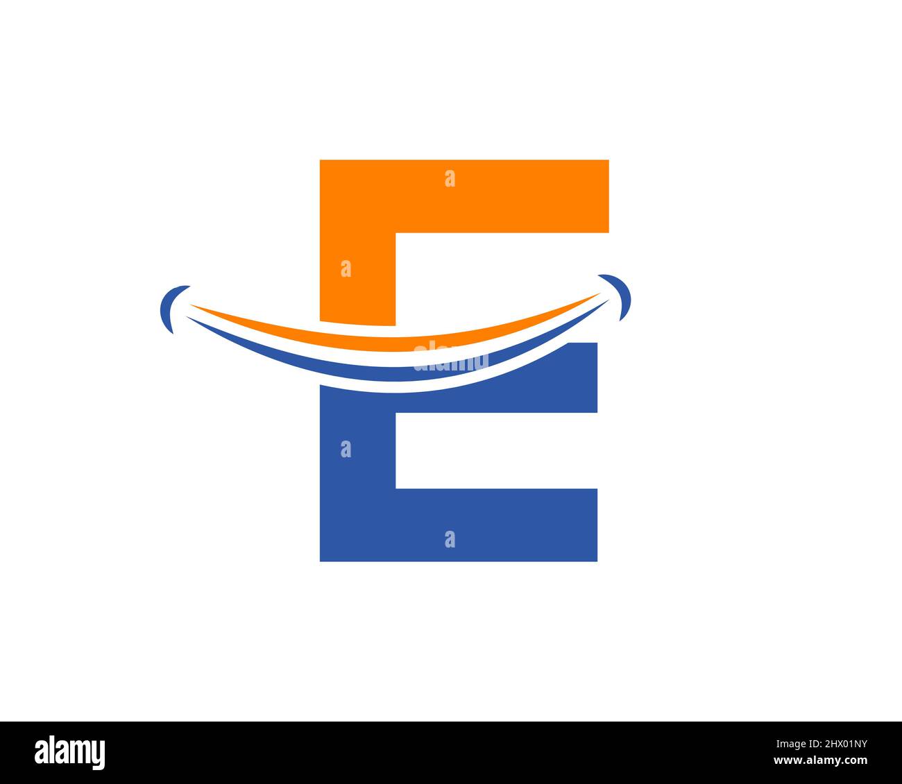 Smile logo with E letter concept. Initial Letter E Happy logo. Letter E ...