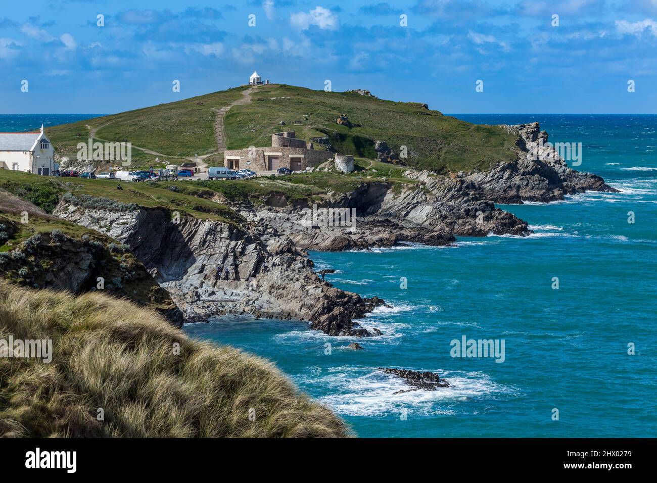 Towan Head; Newquay; Cornwall; UK Stock Photo - Alamy